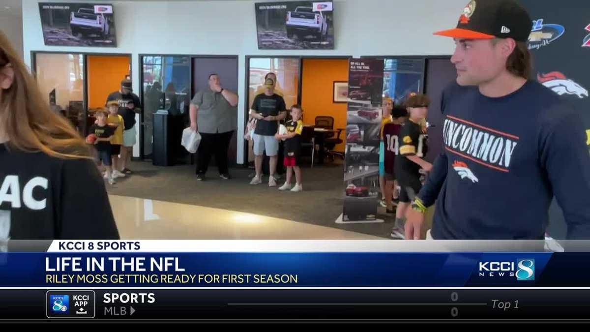 Former Hawkeye Riley Moss is acclimating to life in the NFL