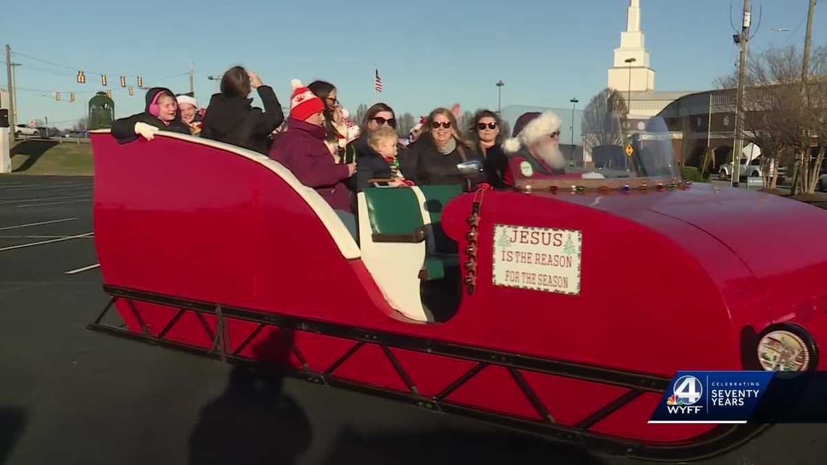 South Carolina Santa's sleigh rides promote 'reason for season'