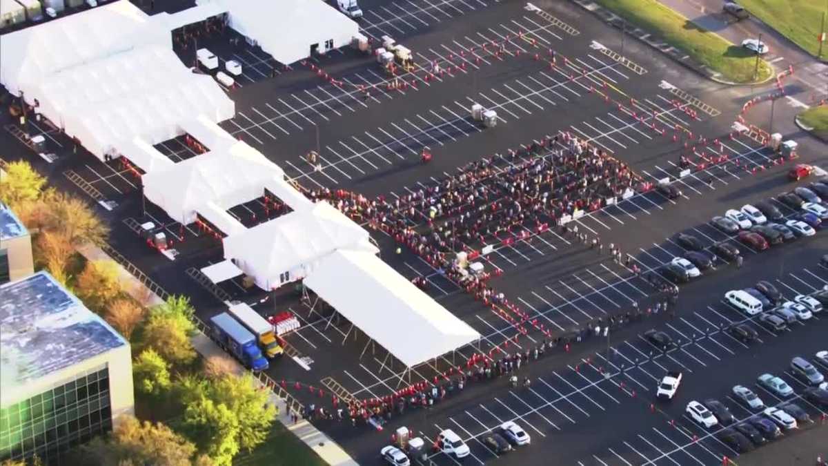 FEMA site in Orlando exceeds capacity on second day, DOD says