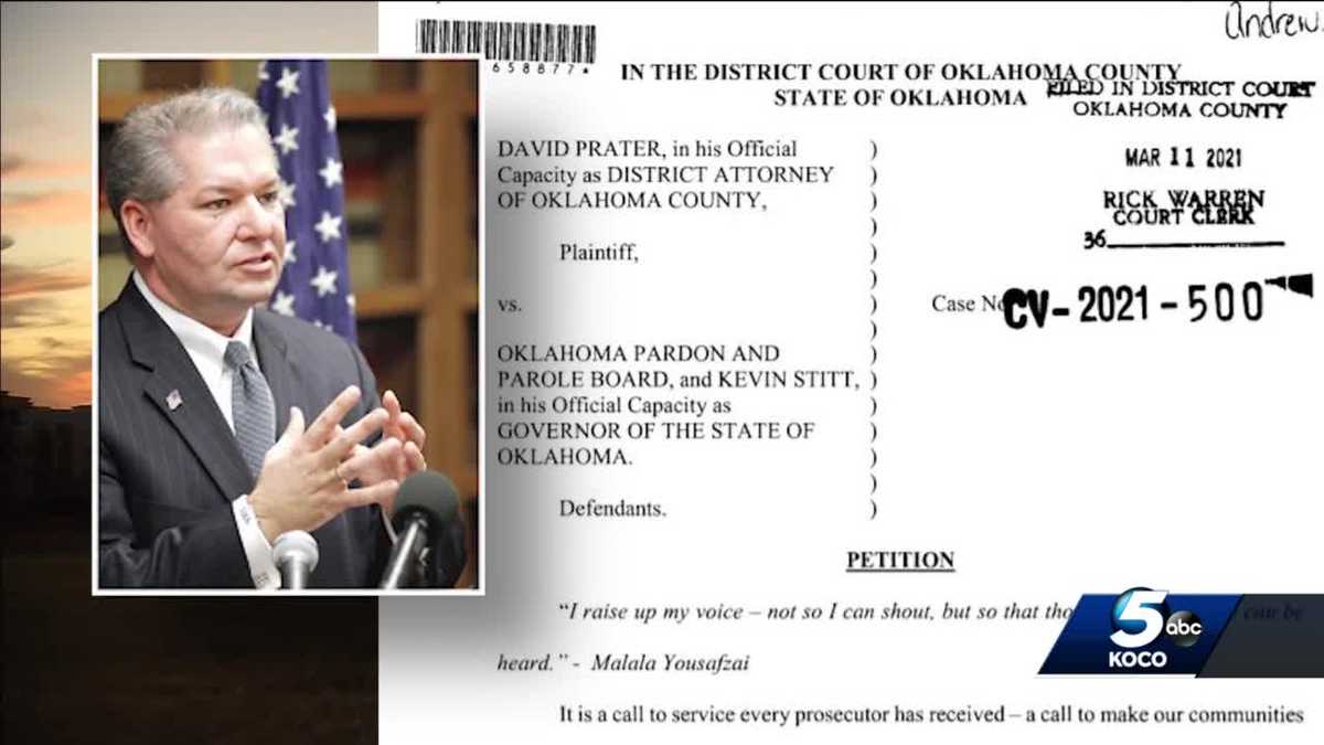 PRATER LAWSUIT: DA vs. governor in Pardon and Parole Board case