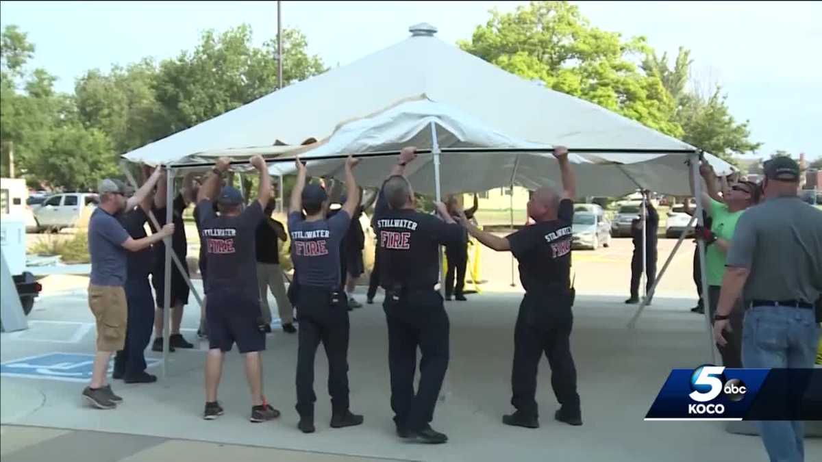 STILLWATER COVID-19: Hospital erects overflow tents for surge