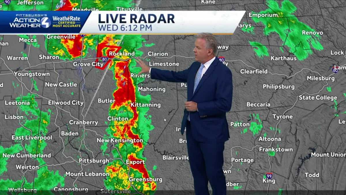 Tornado warning issued for Butler County