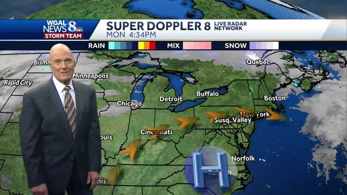 Mild Week. Few Rain Chances