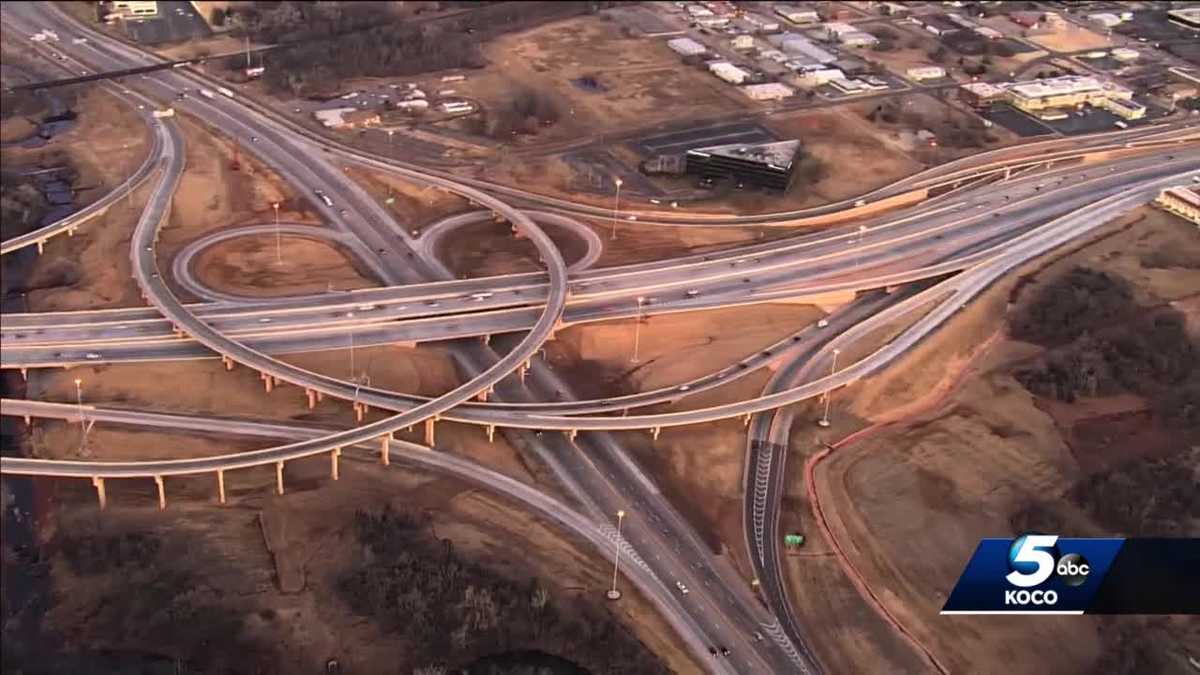 Oklahoma four-level highway opens at I-235, I-44 interchange