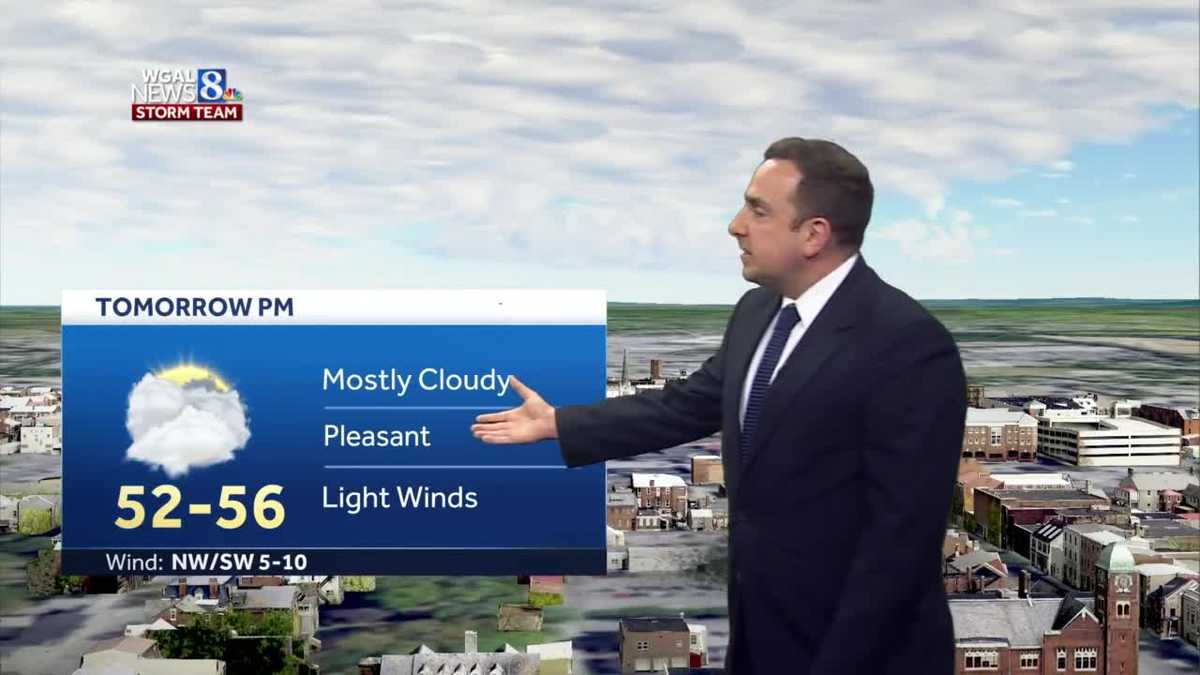 Clearing Skies, Brisk Overnight