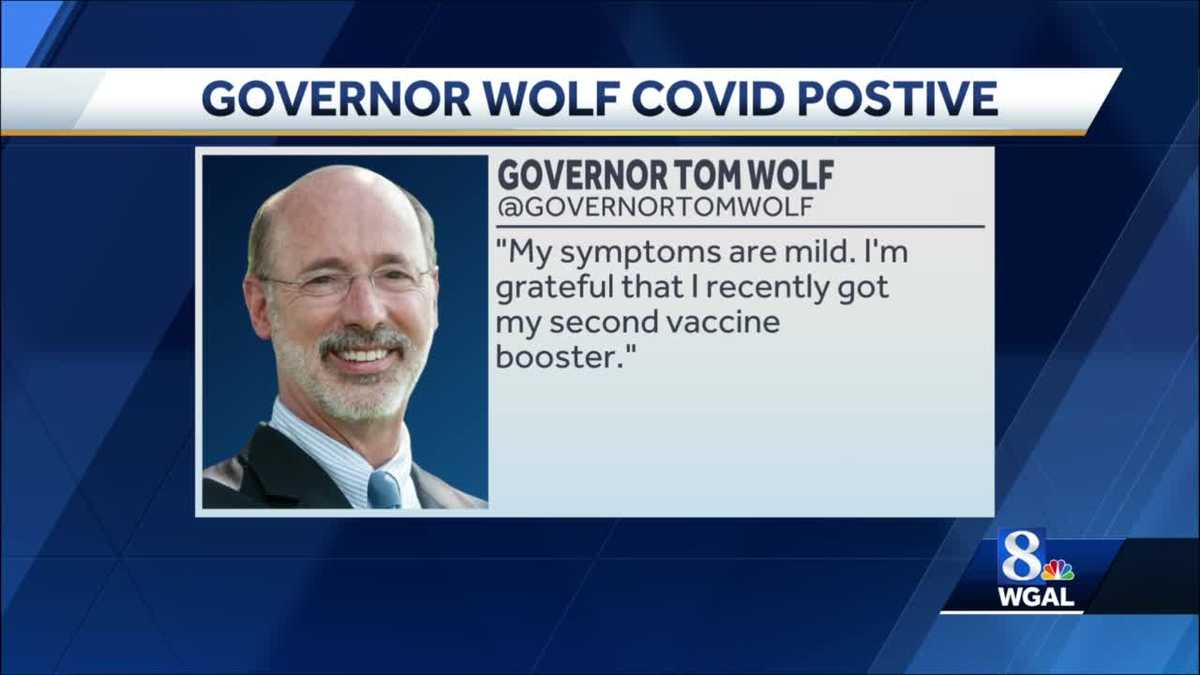 Governor Wolf is COVID positive for second time