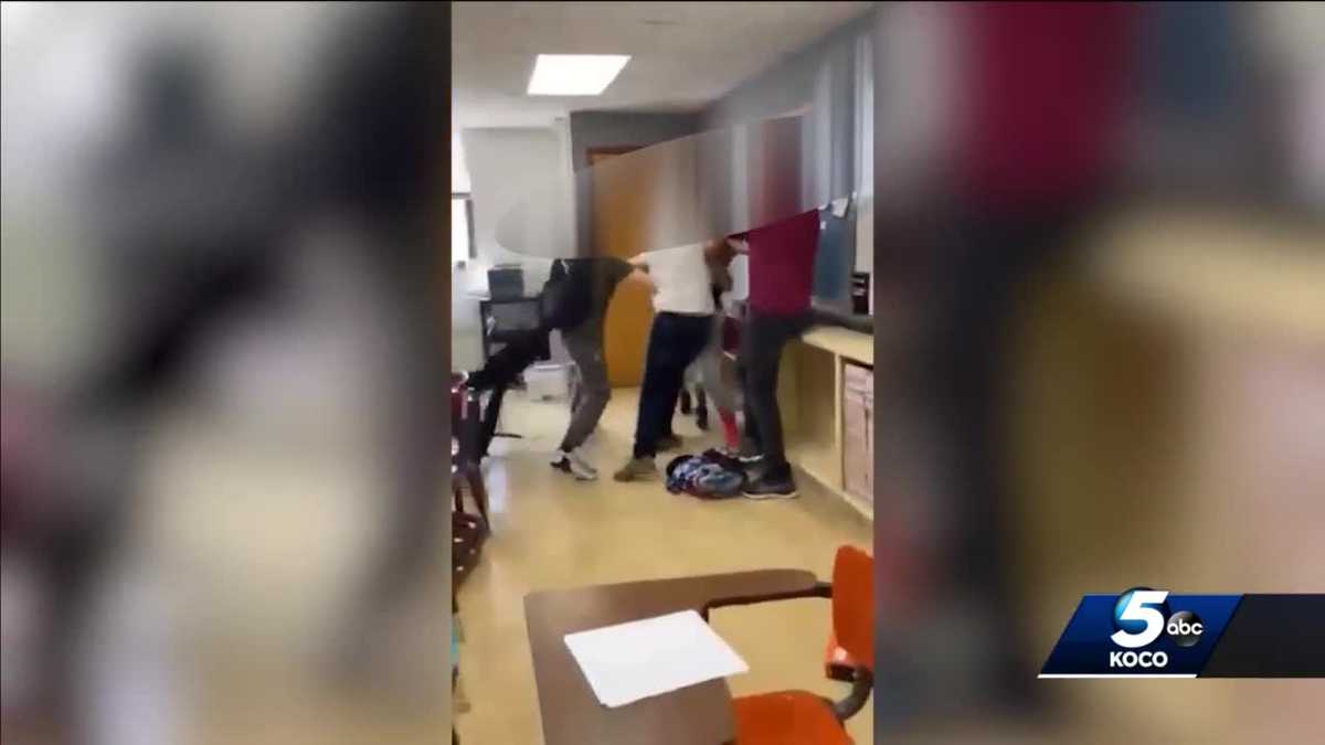 Parents concerned over video of Mid-Del student attacking teacher