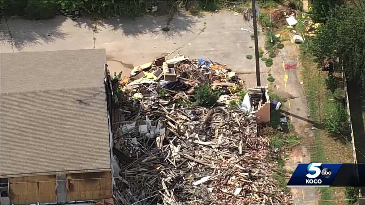 Cleanup of burned-out church underway in OKC neighborhood