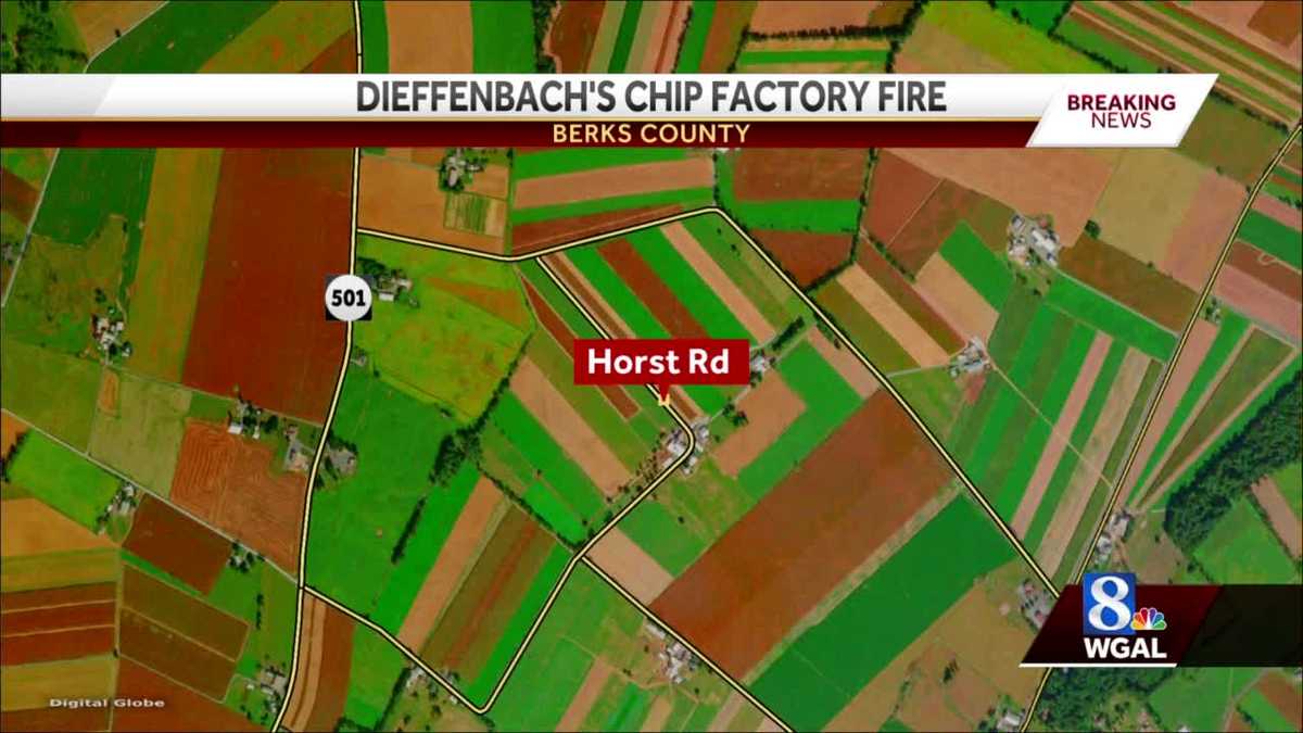 Fire breaks out at chip factory in Berks County