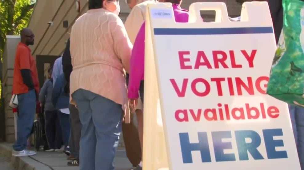 Early voting numbers are down in Iowa, up nationally