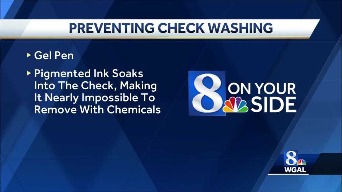 Police and postal inspectors see increase in 'check washing'