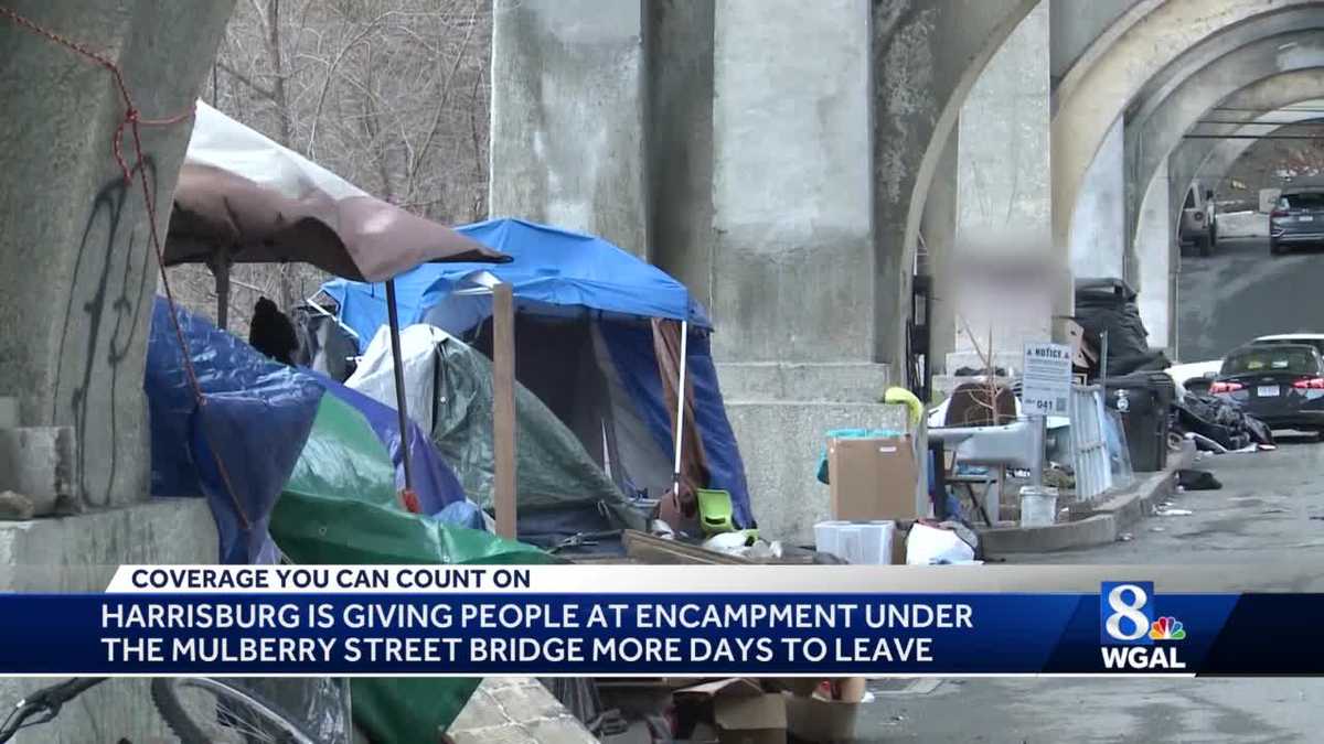 Update provided on homeless encampment in Harrisburg
