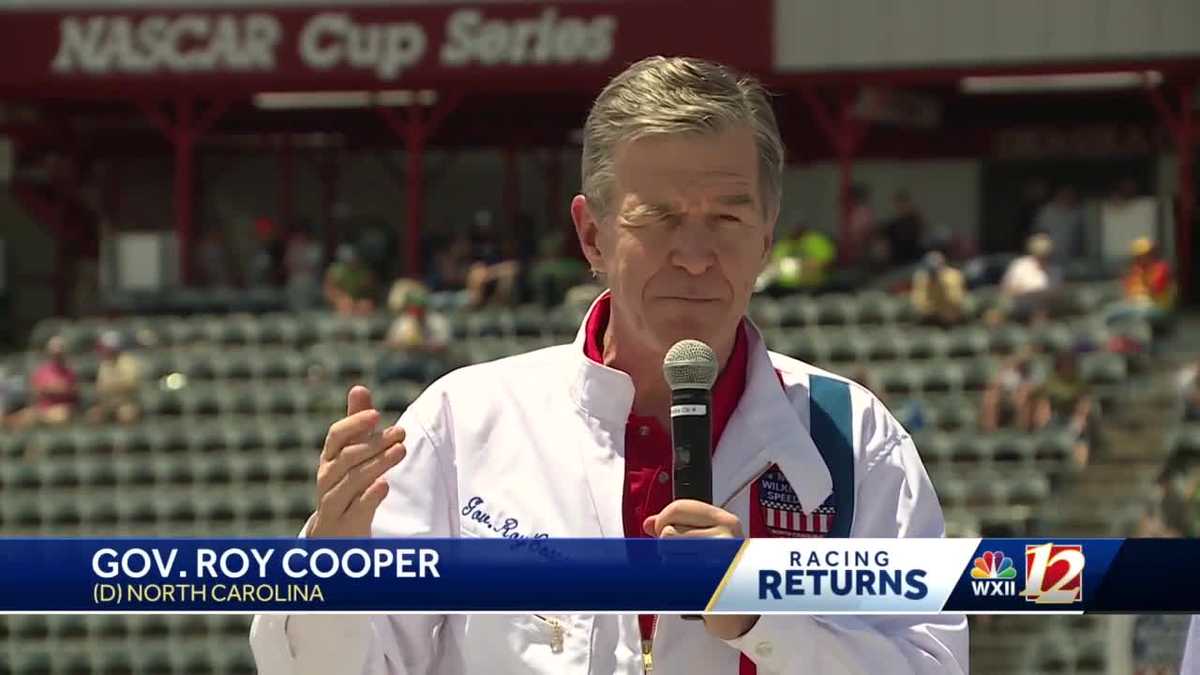 Governor Cooper visits North Wilkesboro Speedway during All Star Week