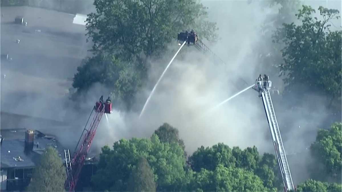 Four people rescued from large apartment fire in West Allis