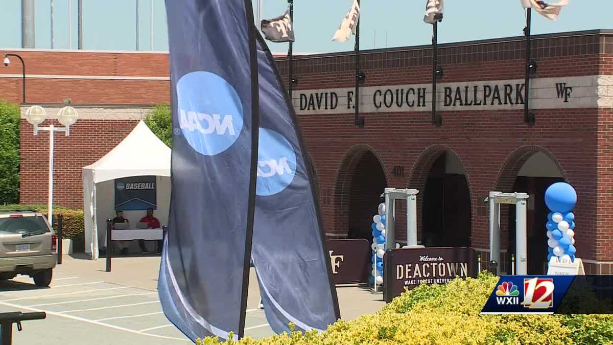 Excited baseball fans travel to watch NCAA Regional Tournament at Wake ...