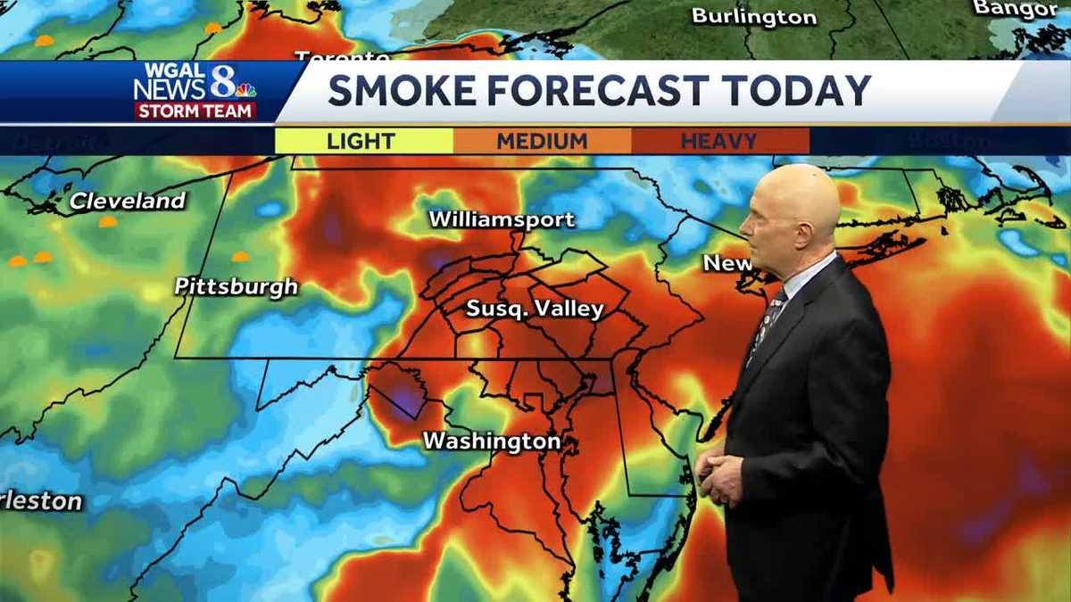 Still Some Smoke. Maybe Some Showers