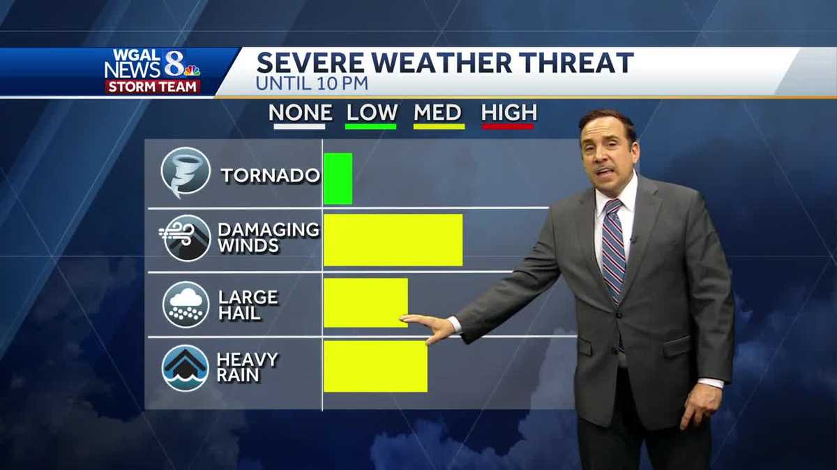 Alert Day: Strong To Severe T'Storms Possible Monday Evening