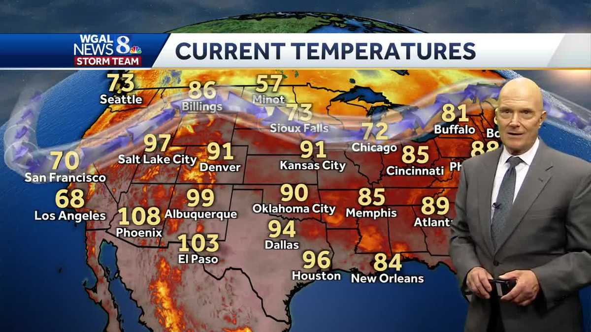 Heating Up. Some Storms Around