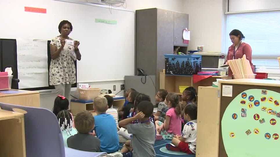 JCPS students taking part in readiness camp ahead of kindergarten
