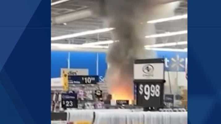 3 fires set at an Alabama Walmart