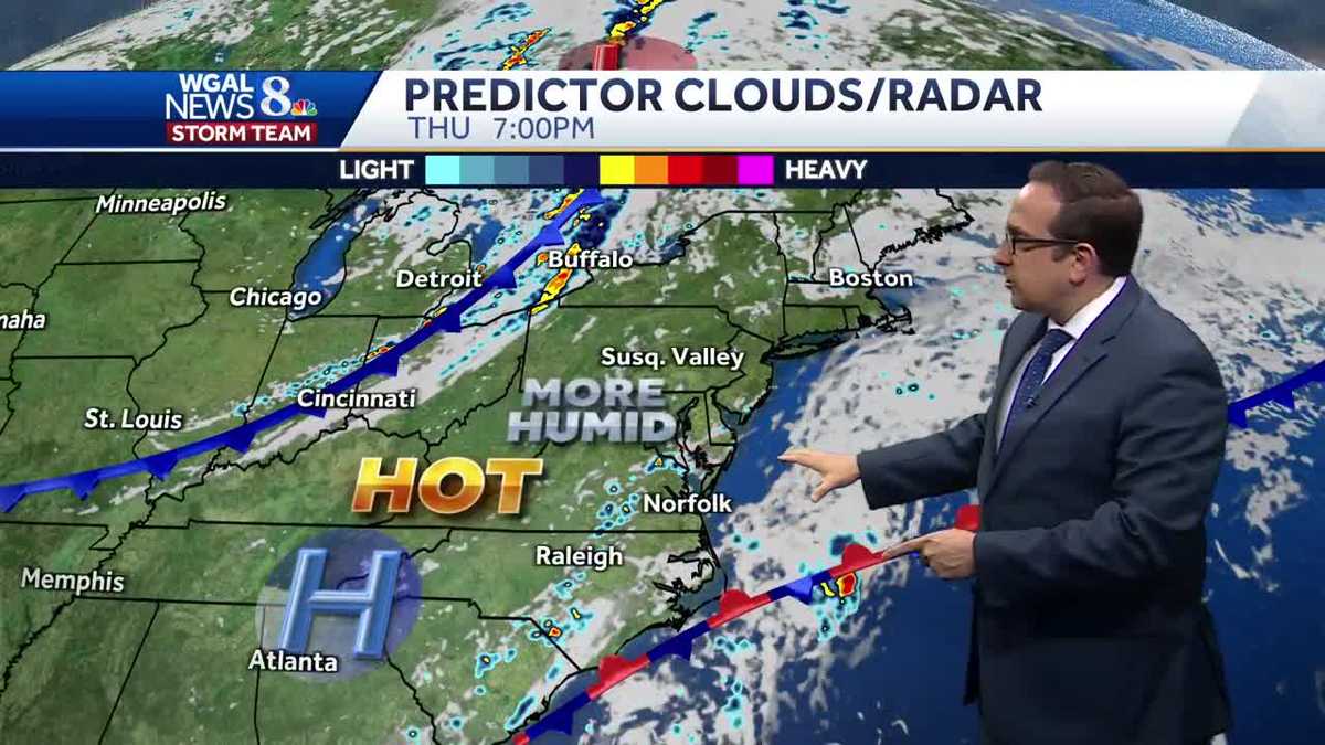 Less Humid Weather Wednesday; More Heat & Humidity Thursday