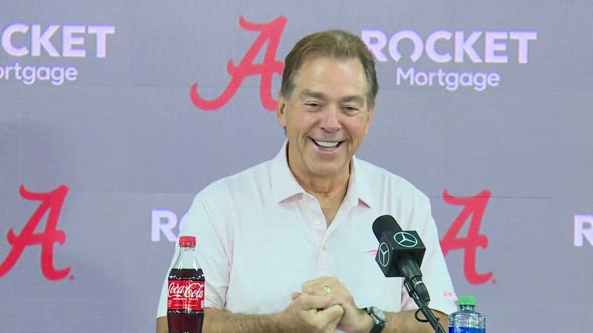 Saban says Miss Terry coached him after missing her first Alabama game