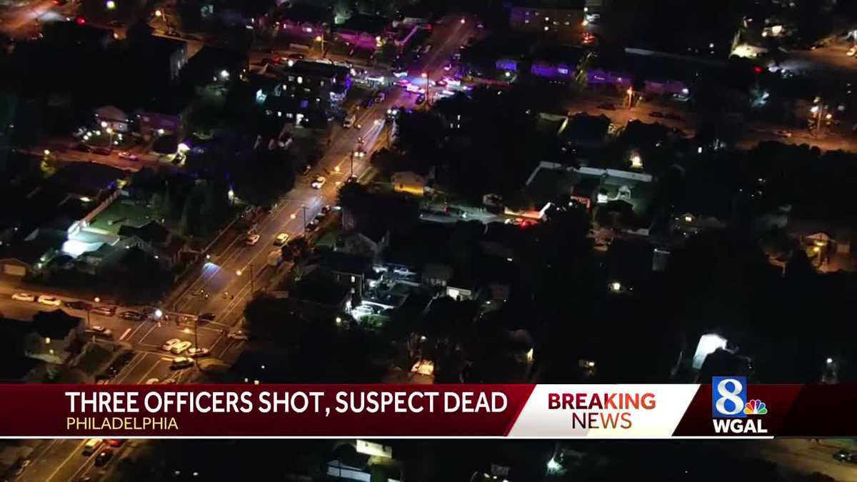 Three officers shot in Philadelphia
