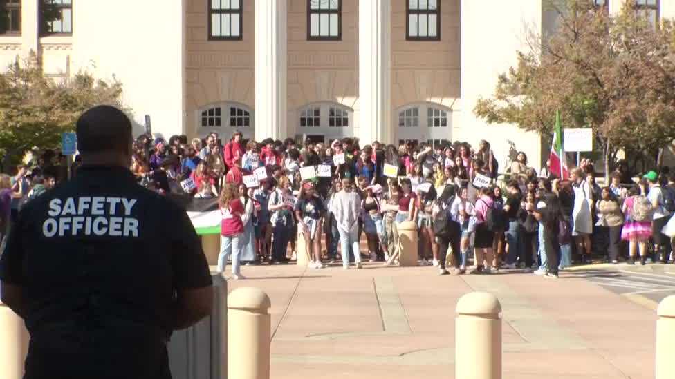 Roughly 300 C.K. McClatchy High School students walk out of classes in ...