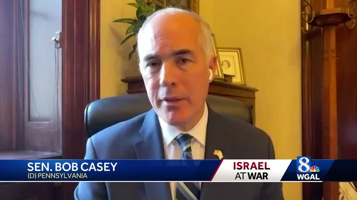 Senator Bob Casey talks about aid for Israel and anti-semitism