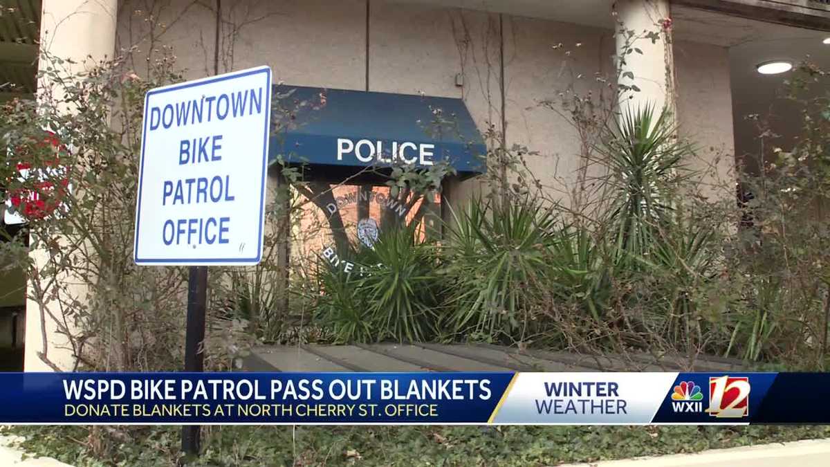 WSPD's downtown bike patrol gives out blankets to those experiencing ...