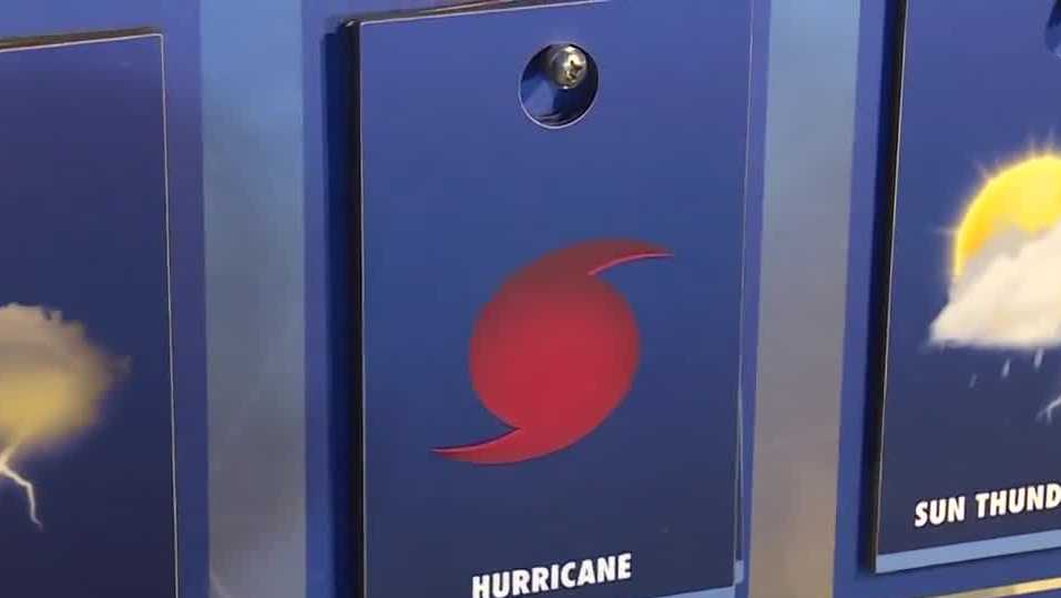 WPBF 25 'First Warning Weather' exhibit at Cox Science Center in Florida WPBF 25 'First Warning Weather' exhibit at Cox Science Center in Florida