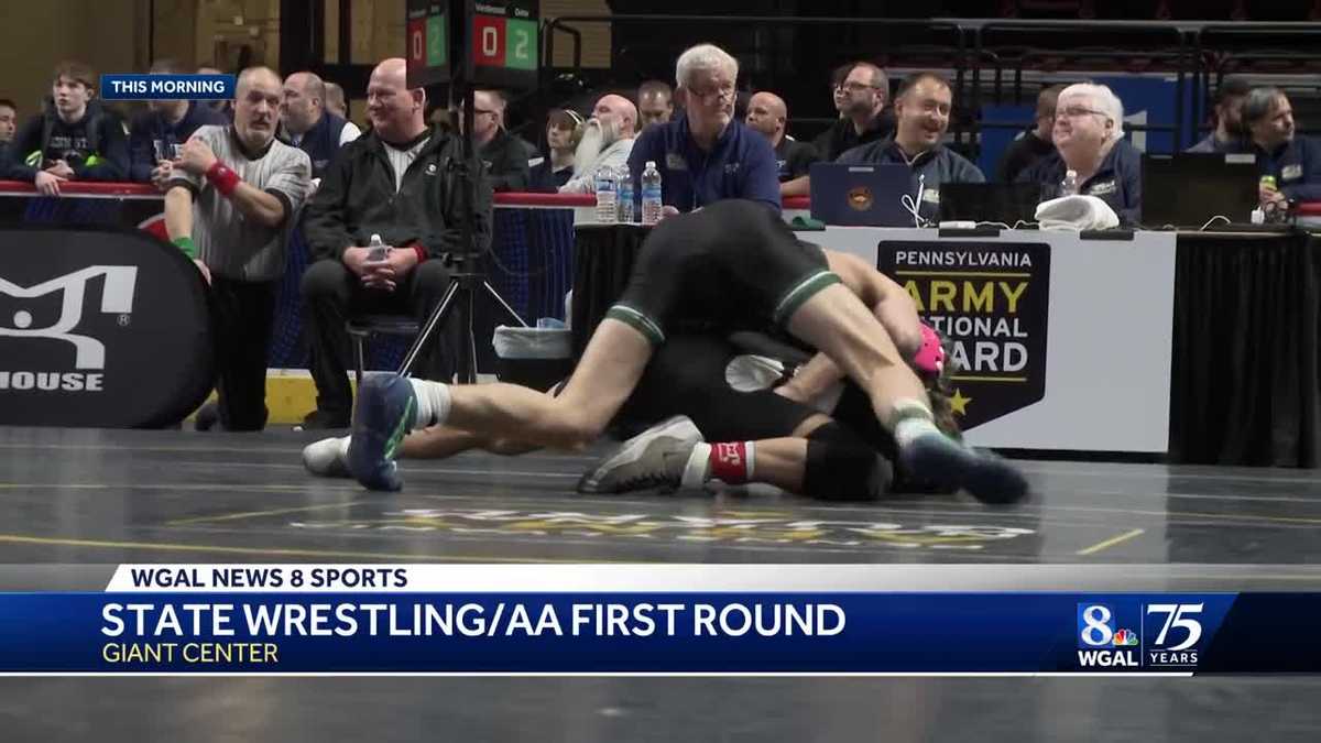 State high school wrestling finals underway at the Giant Center