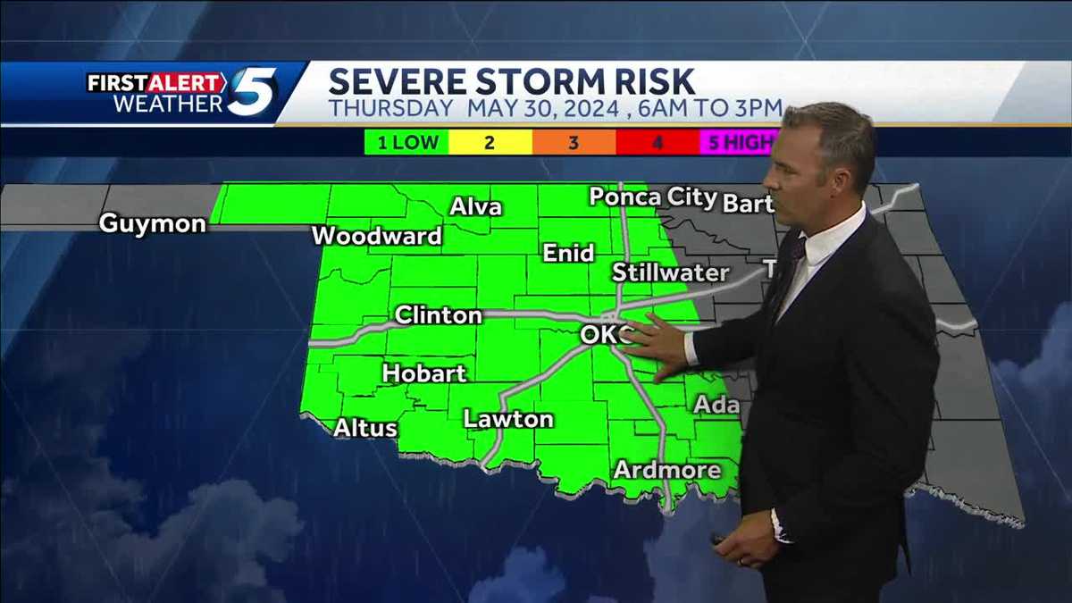 TIMELINE: Oklahoma may see multiple waves of storms on Thursday