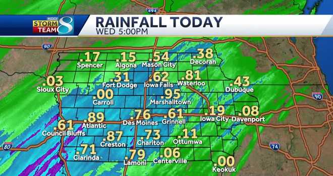 Iowa weather: Clear, dry and cool Halloween forecast after stormy Wednesday