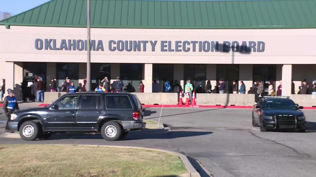 Oklahoma early voting seeing long lines again Thursday