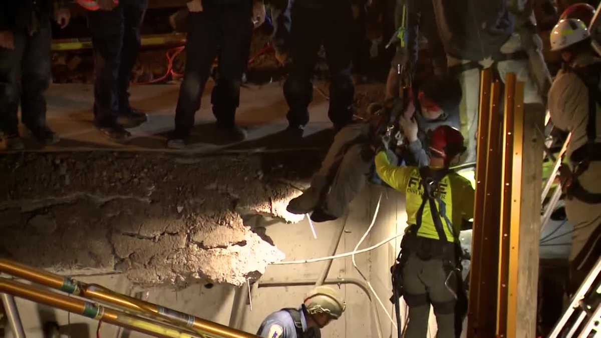 Worker trapped after falling at Louisville construction site rescued