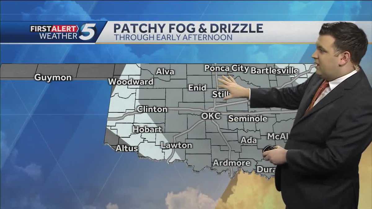 FORECAST: Oklahoma to see dense fog and cold front Monday