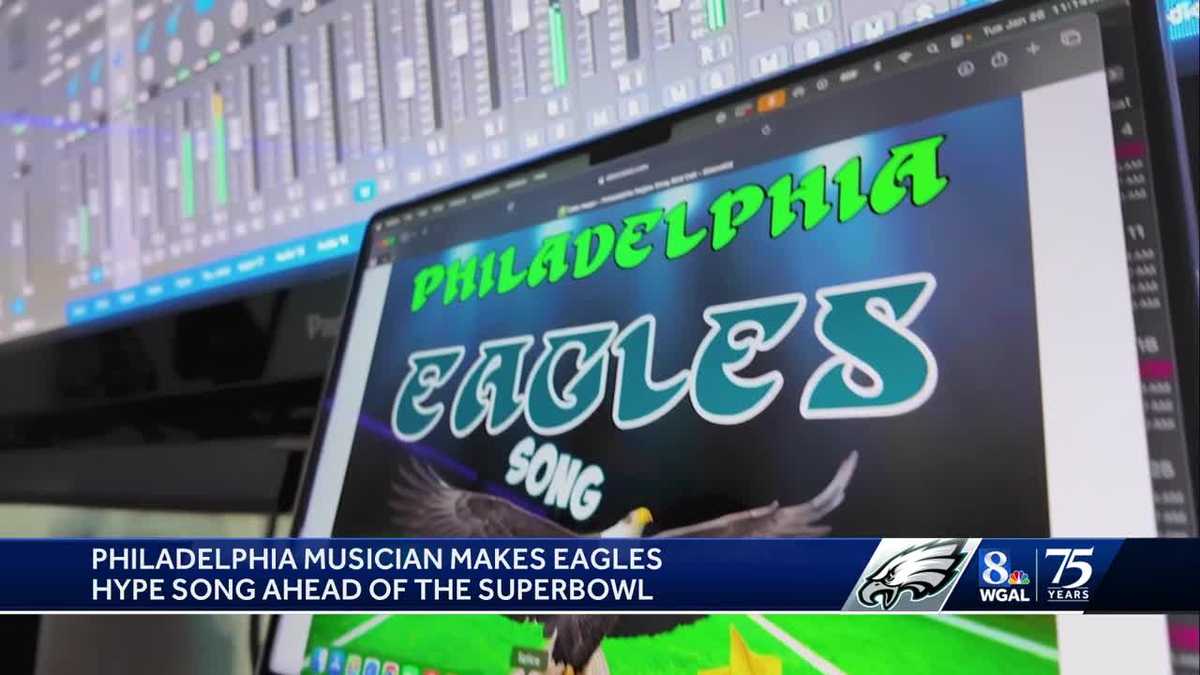 One dedicated fan makes song for the Philadelphia Eagles
