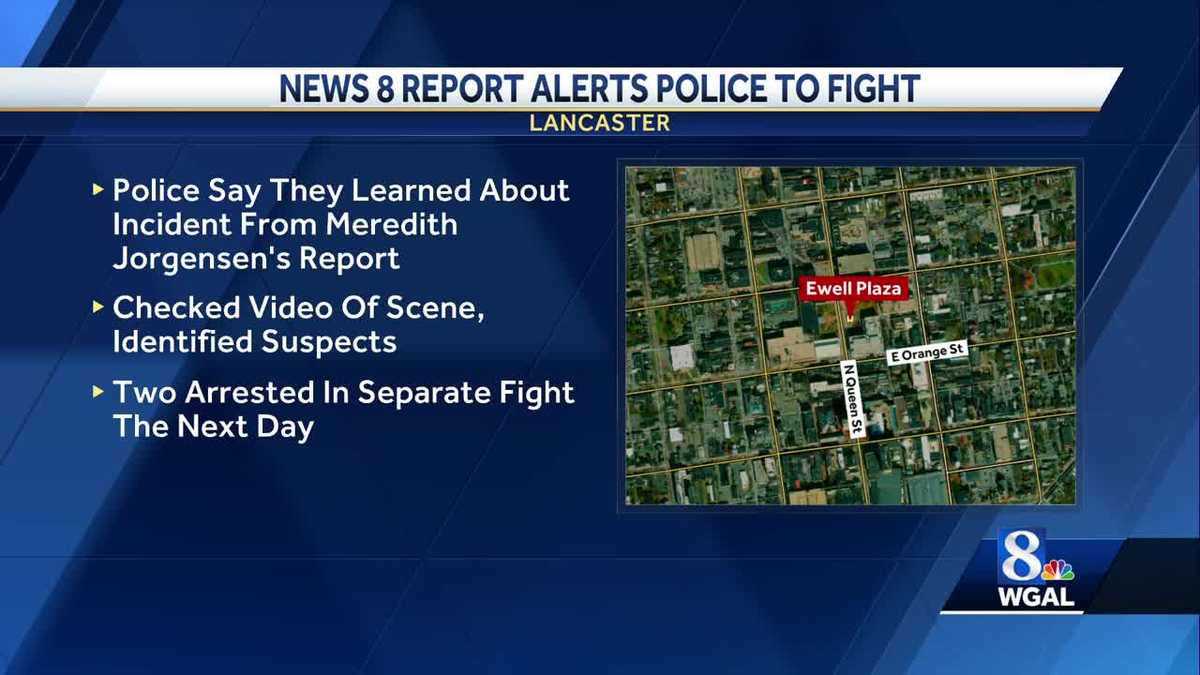 Live WGAL report leads Lancaster police to two arrests