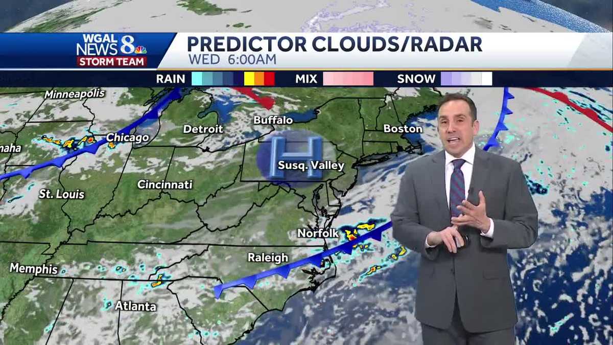 Pleasant & Warm Midweek, Rain & Thundershower Chances Rise Friday