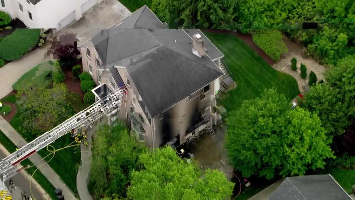 Fire breaks out inside home in Mt. Lebanon, fire officials on scene