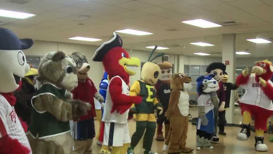 Mascots gather for summer camp at Millersville University