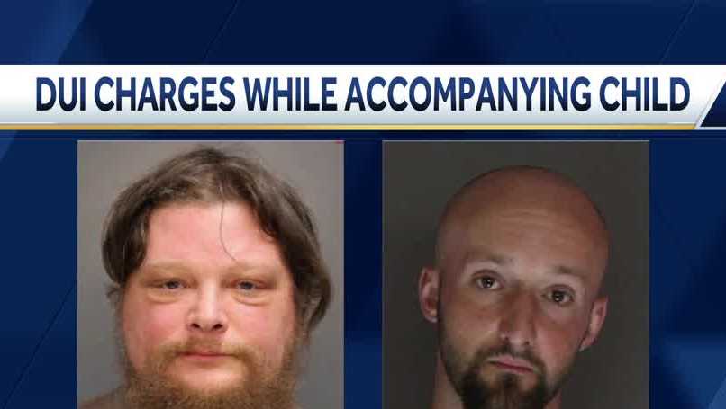 Two men in Susquehanna Valley accused of DUI while children were present