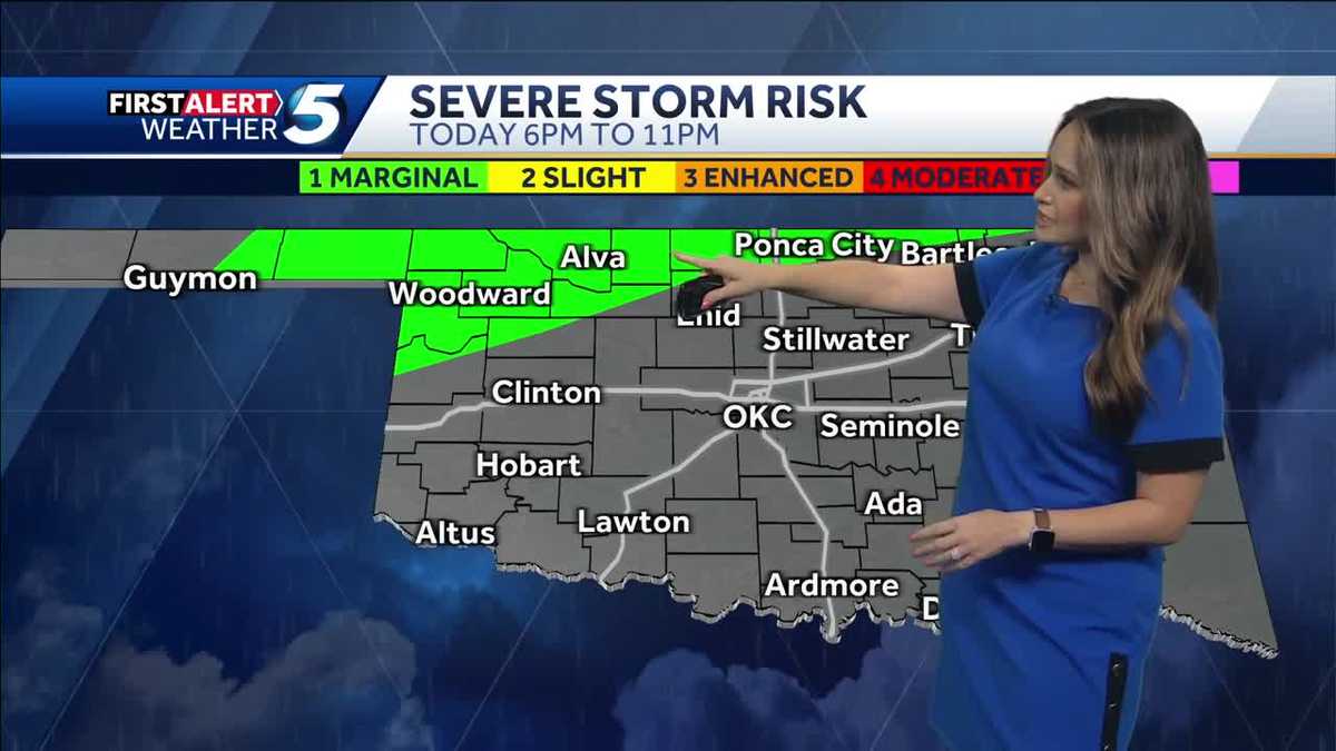 TIMELINE: Oklahoma could see severe storms Wednesday night