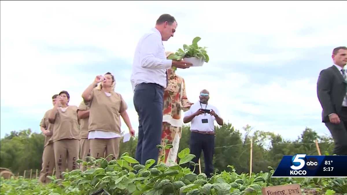 Cleveland County Detention Center unveils first jail garden