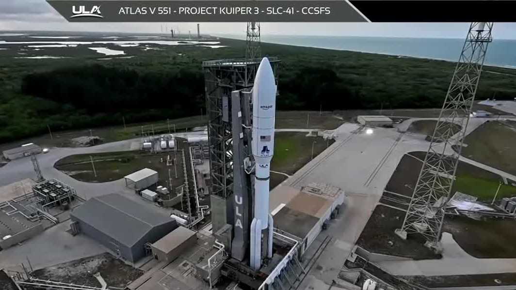 Amazon's Project Kuiper internet satellites launch from Florida