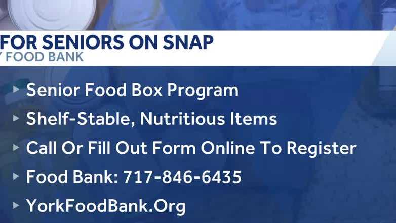 York County food bank launches senior food box program
