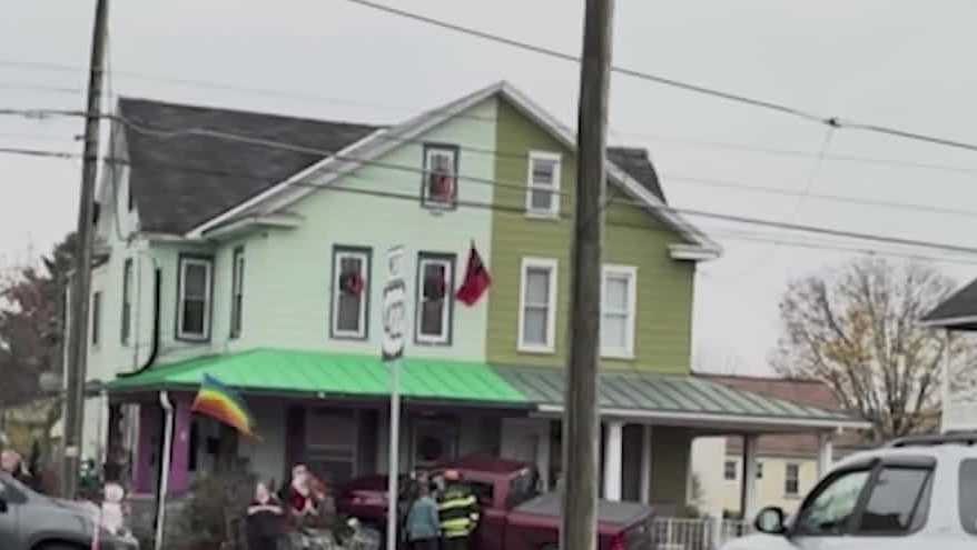 Cleona Borough police chief involved in crash; Pickup slams into home