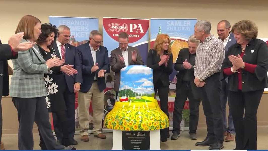 Commemorative bell unveiled in Lebanon for Bells Across PA