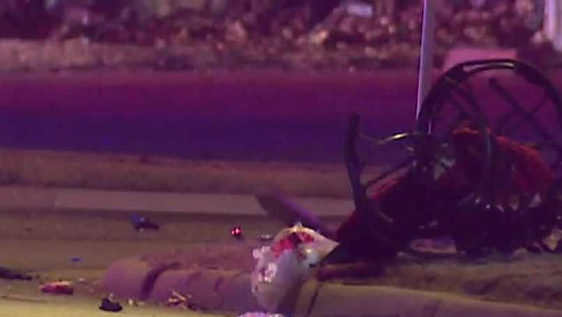 Person in wheelchair struck by vehicle in northwest Oklahoma City